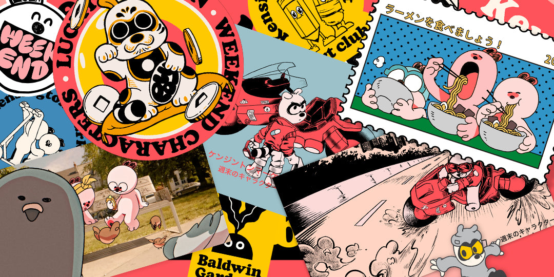 Weekend Characters by Polyester Studio